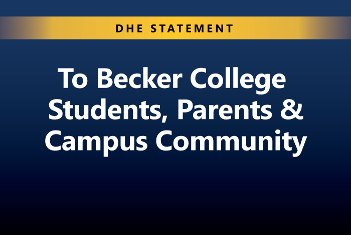 Statement on Becker College / Massachusetts Department of Higher Education